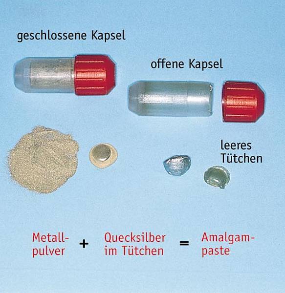 Amalgamat kapsułkowany